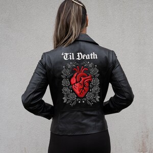 Personalized Til Death Leather Jacket, Bachelorette Party Leather ...