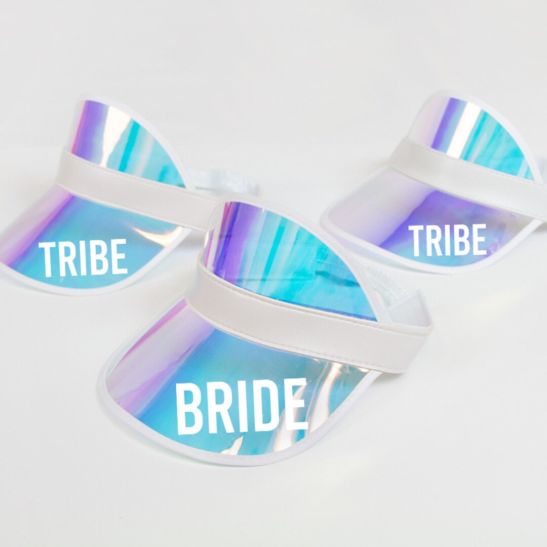 Personalized Bride Visors, Custom Bride Visors, Wedding Party Visors ...
