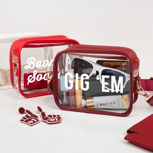 Custom Clear Stadium Bag: Personalized Concert Purse With Strap - Etsy
