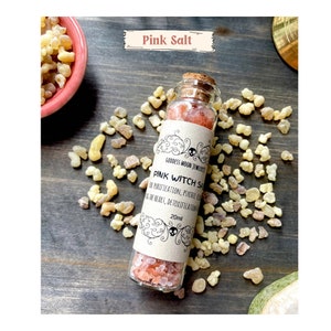 Witch Salts, Glass Jars, Wicca, Altar Decor, Witchy Salt, Ritual Salts ...