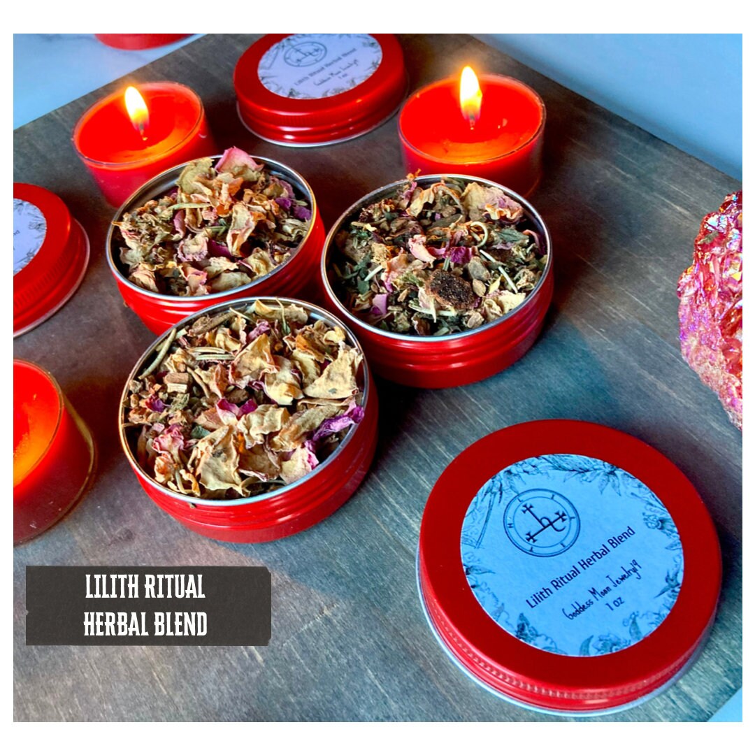 Lilith Herbal Blend, Altar Decor, Mother of Vampires, Sabbats Loose ...
