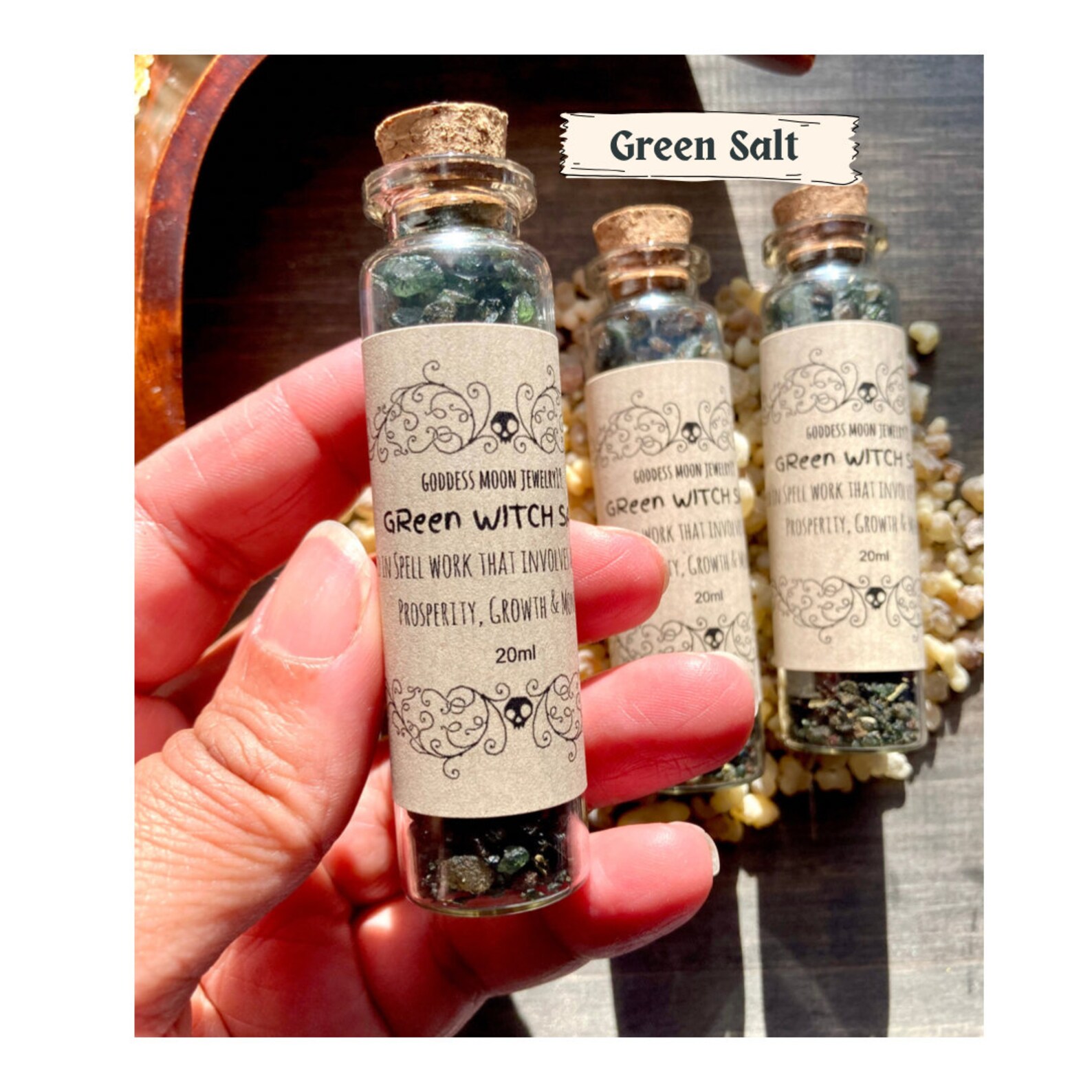 Hand-blended Witch Salt: Herbal Altar Decor for Spells & Rituals - Etsy
