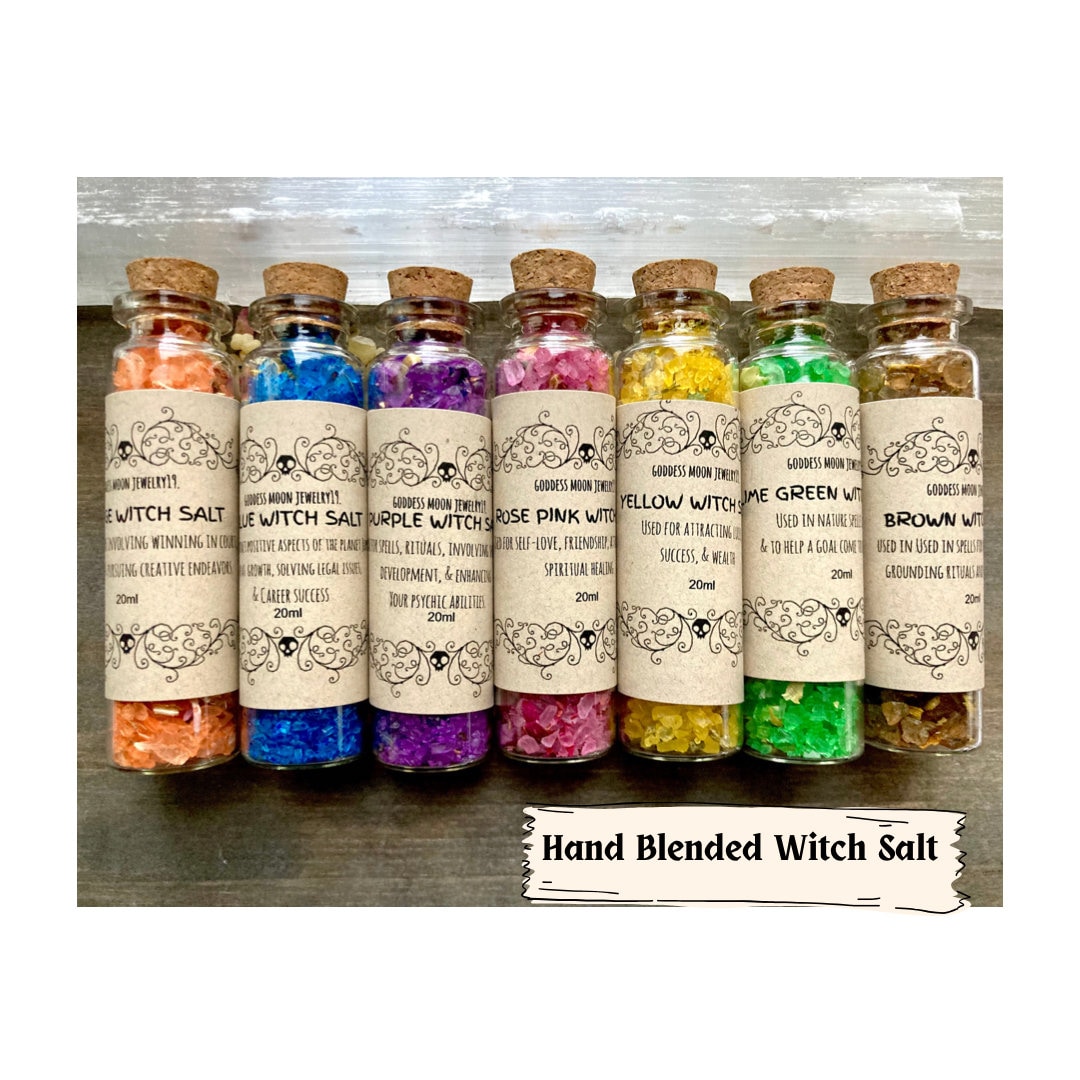 Hand-blended Witch Salt: Herbal Altar Decor for Spells & Rituals - Etsy