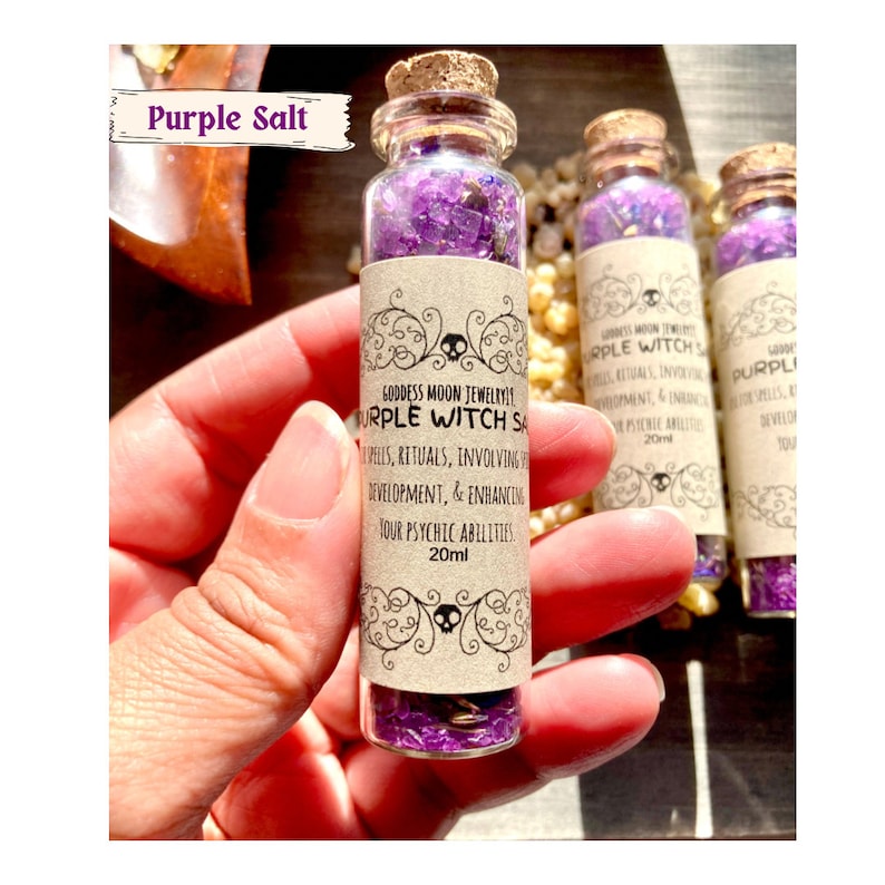 Hand-blended Witch Salt: Herbal Altar Decor for Spells & Rituals - Etsy