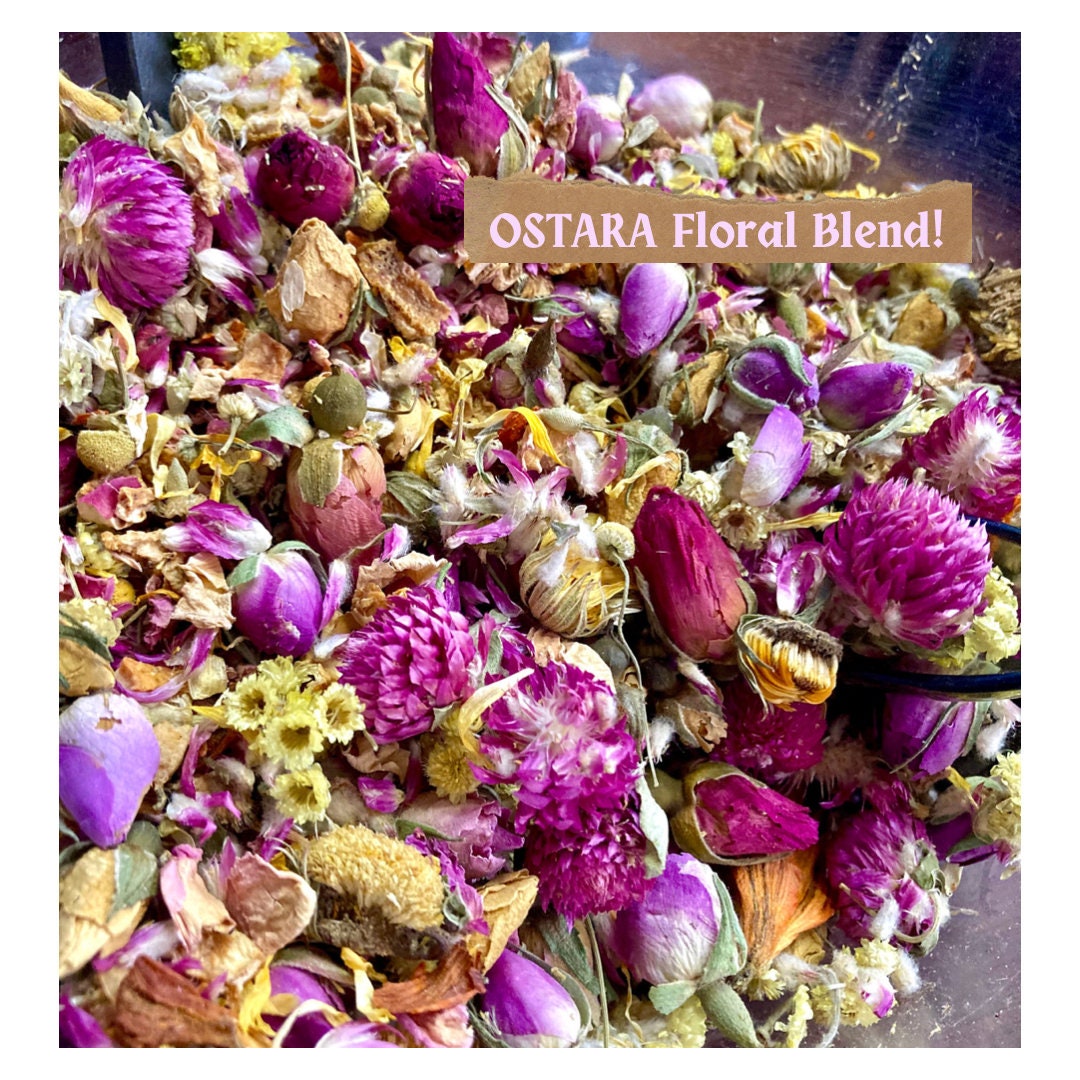 OSTARA Floral Blend Sabbat Offering Pagan Holiday Altar Decor Rose ...