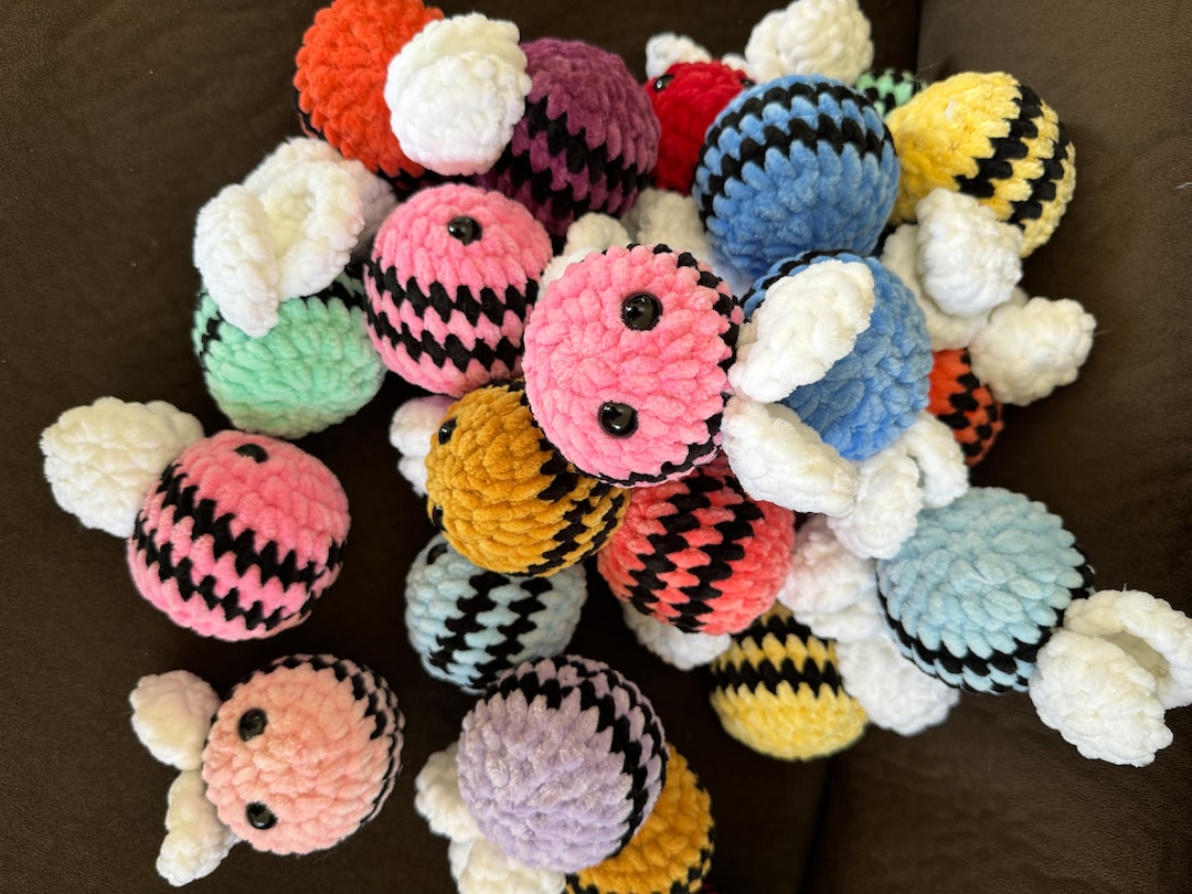 Mini Bee Plushies - Etsy