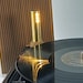 Long Brass LED Light for High Platter Vinyl Record Players Rechargeable ...