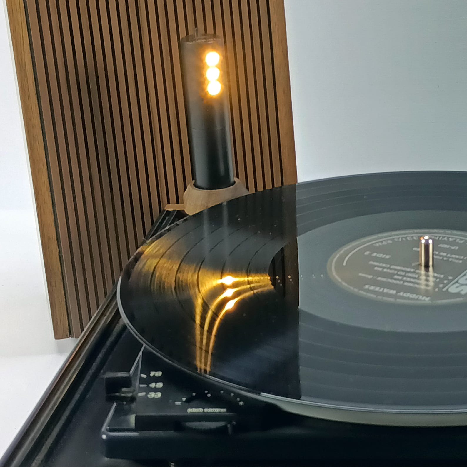 Long Brass LED Light for High Platter Vinyl Record Players - Etsy