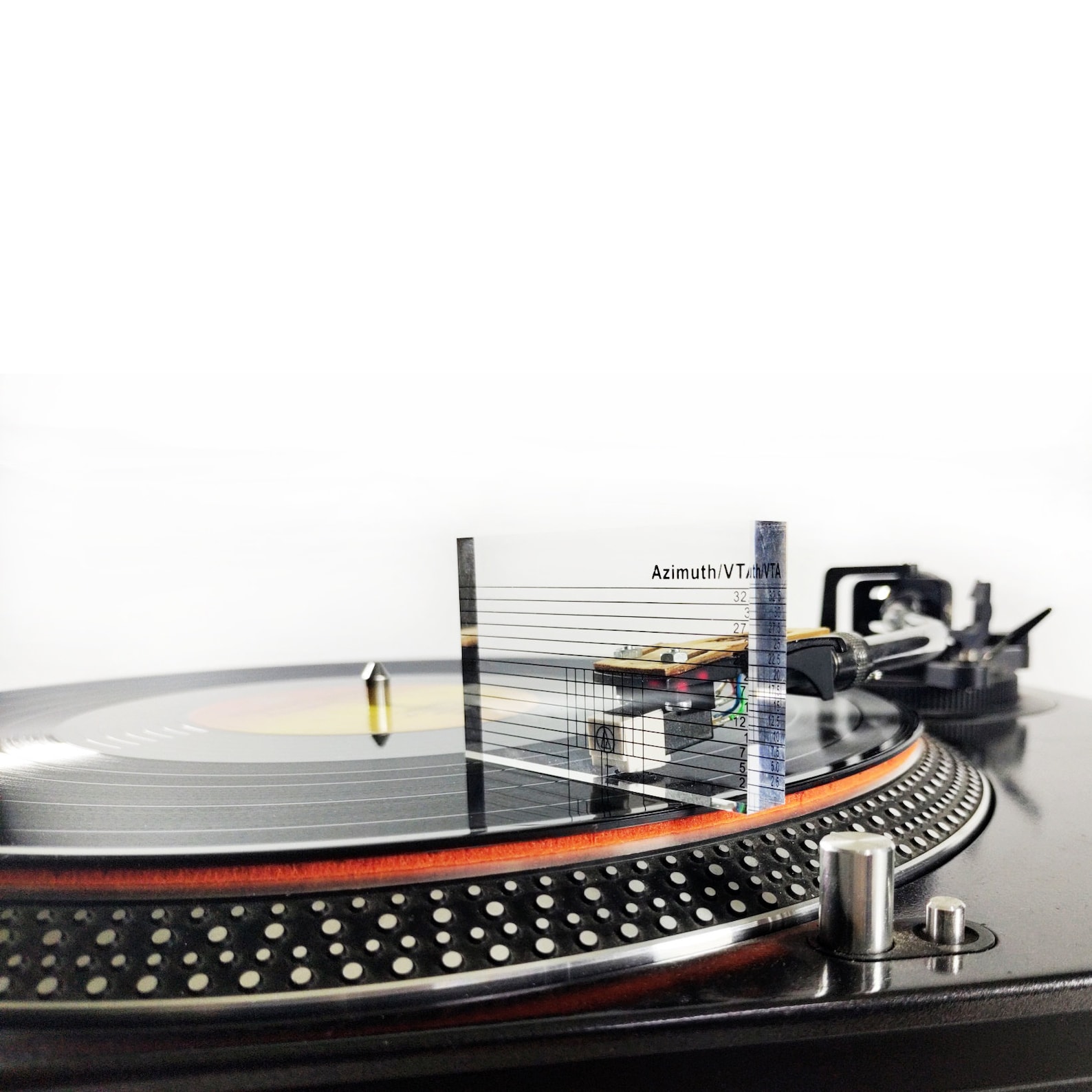 Azimuth/vta Alignment Tool Turntable Phono Cartridge Stylus Alignment ...