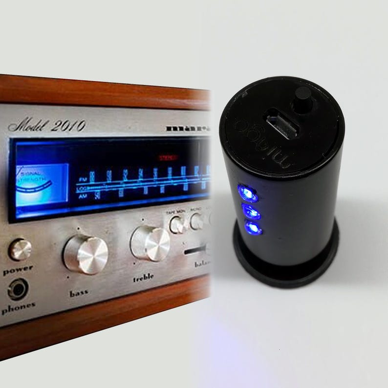 Marantz Style Blue LED Pilot Lamp Rechargeable Turntable Light Vinyl ...