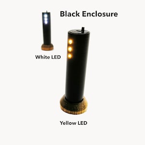 Long Brass LED Light for High Platter Vinyl Record Players Rechargeable ...