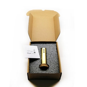 Long Brass LED Light for High Platter Vinyl Record Players Rechargeable ...