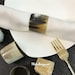 Custom Personalised Buffalo Horn Napkin Ring, Horn Napkin Ring, Napkin ...