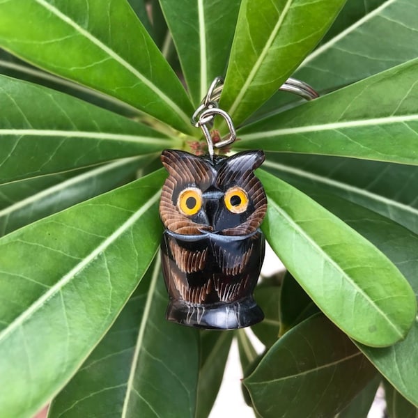 Owl Keychain - Etsy