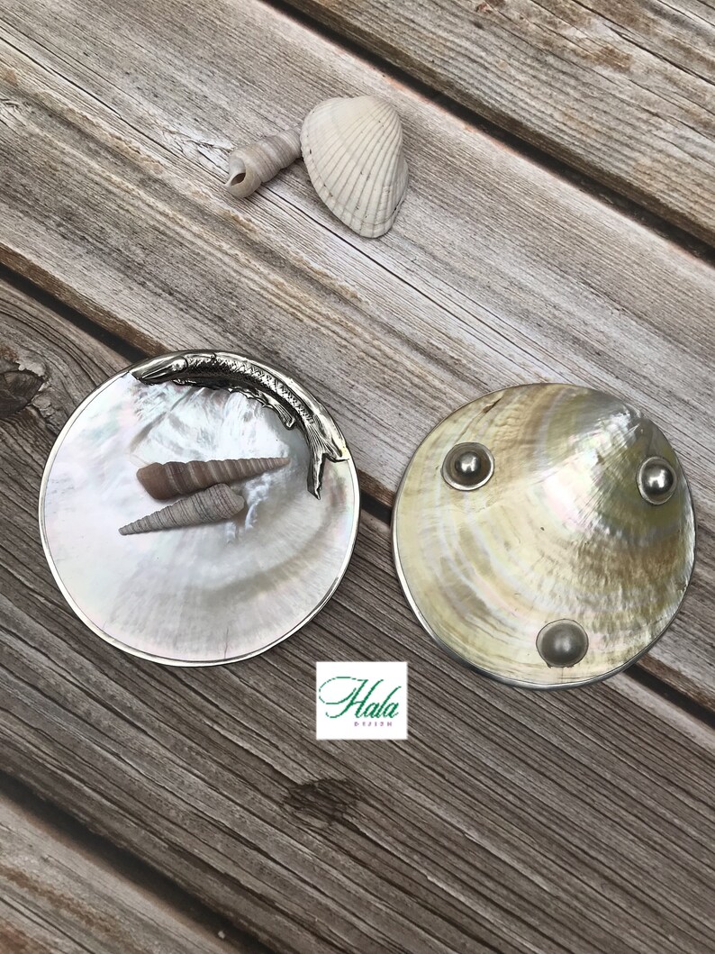 Mother of Pearl Round Caviar Plate With Beluga Stugeron Silver | Etsy