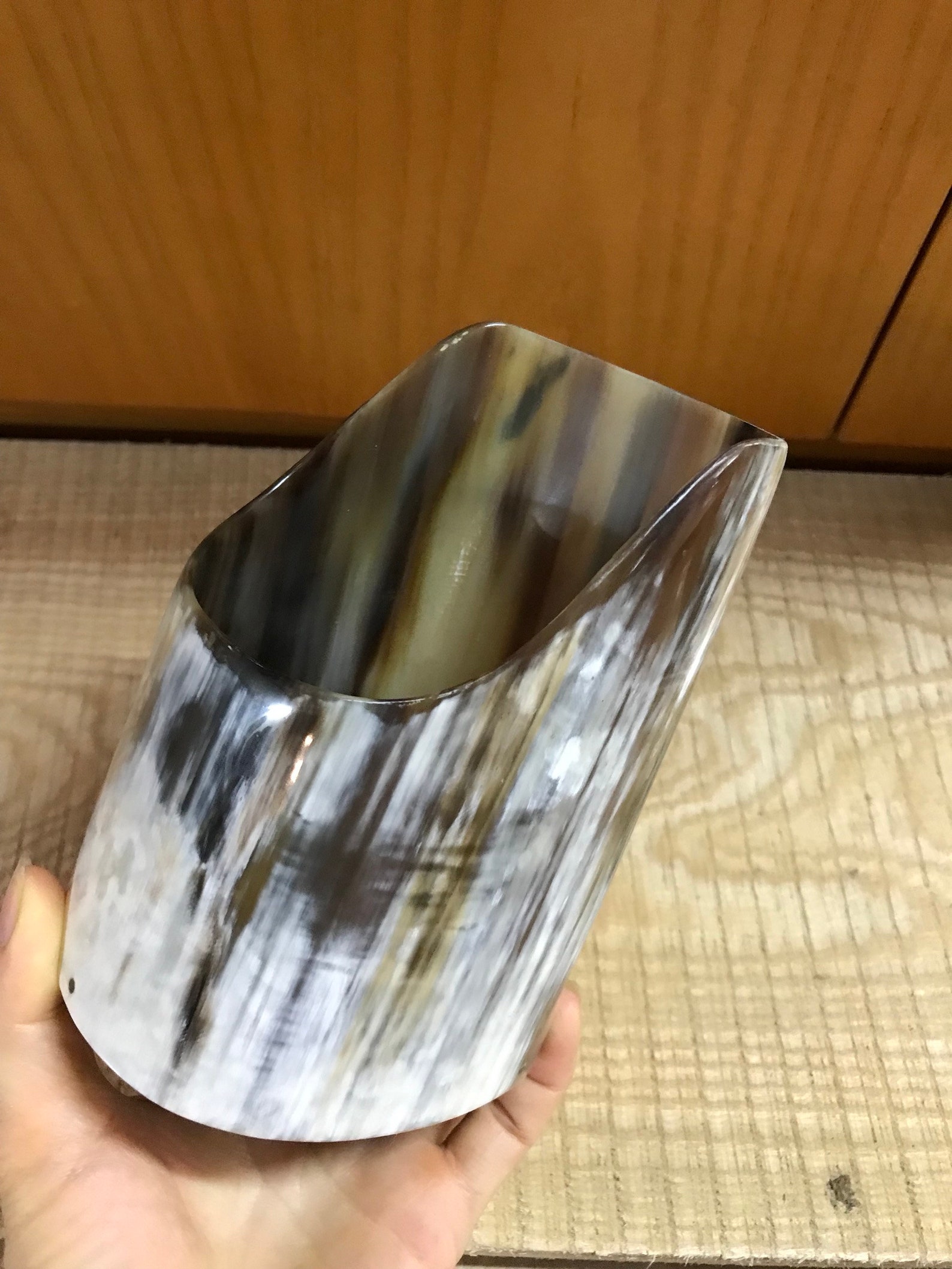 Remote Holder Buffalo Horn , Tabletop Decor , Gift for Dad, Desk ...
