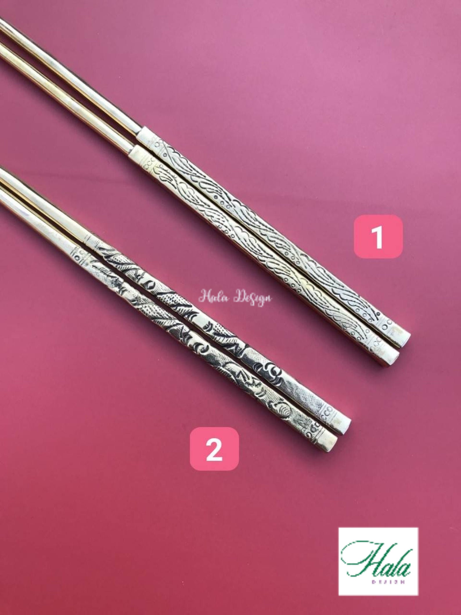 Traditional Handmade Hollow Brass Chopstick Copper | Etsy