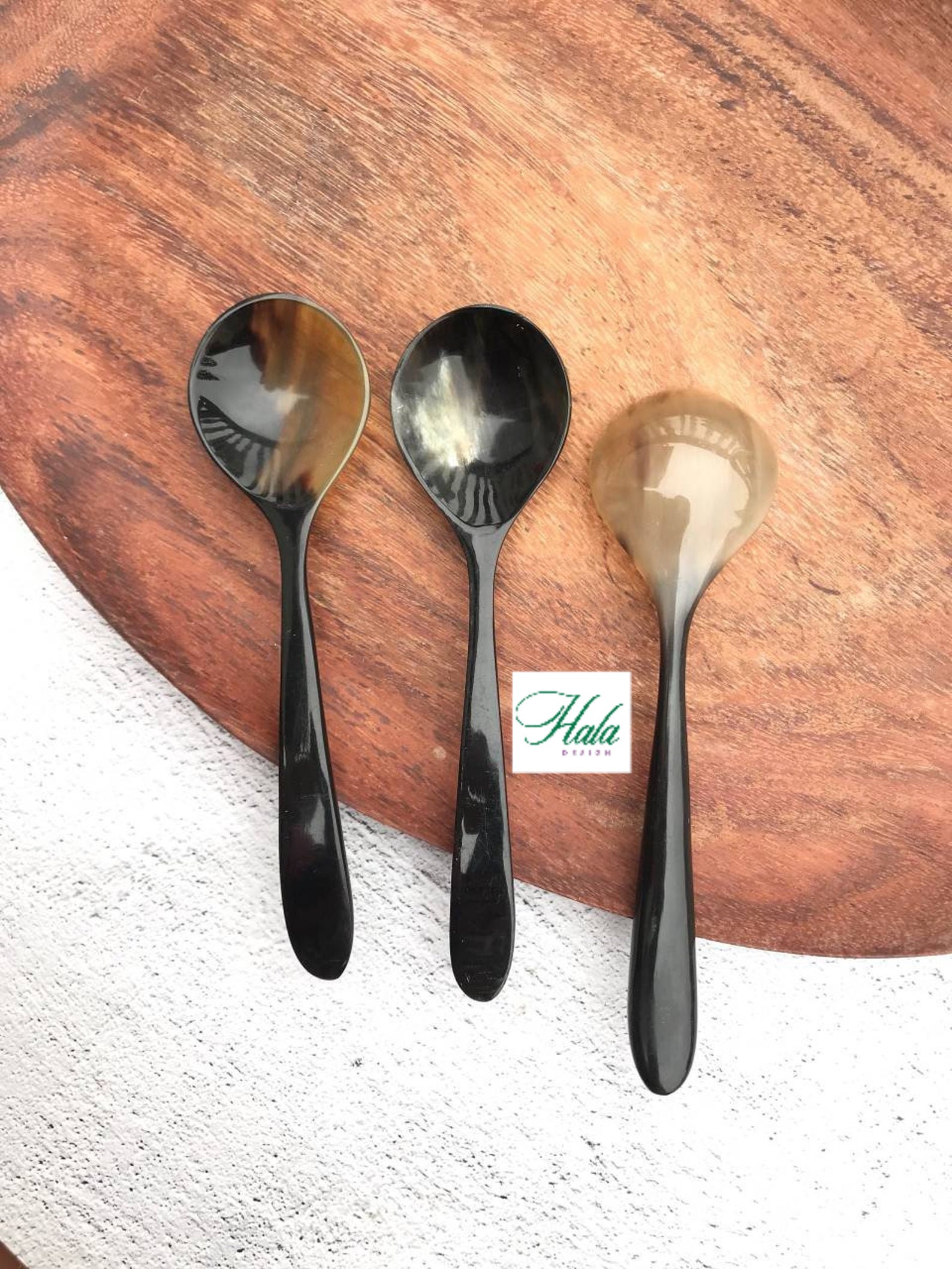 Custom Horn Spoon, Personalised Spoon , Buffalo Horn Scoop,horn Cutlery ...