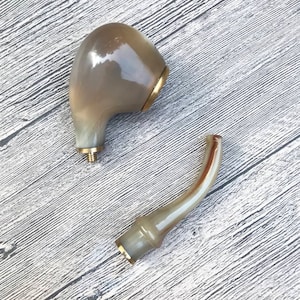 Tobacco Horn Pipe, Horn Smoking Piper, Buffalo Horn Pipe, Natural Horn ...