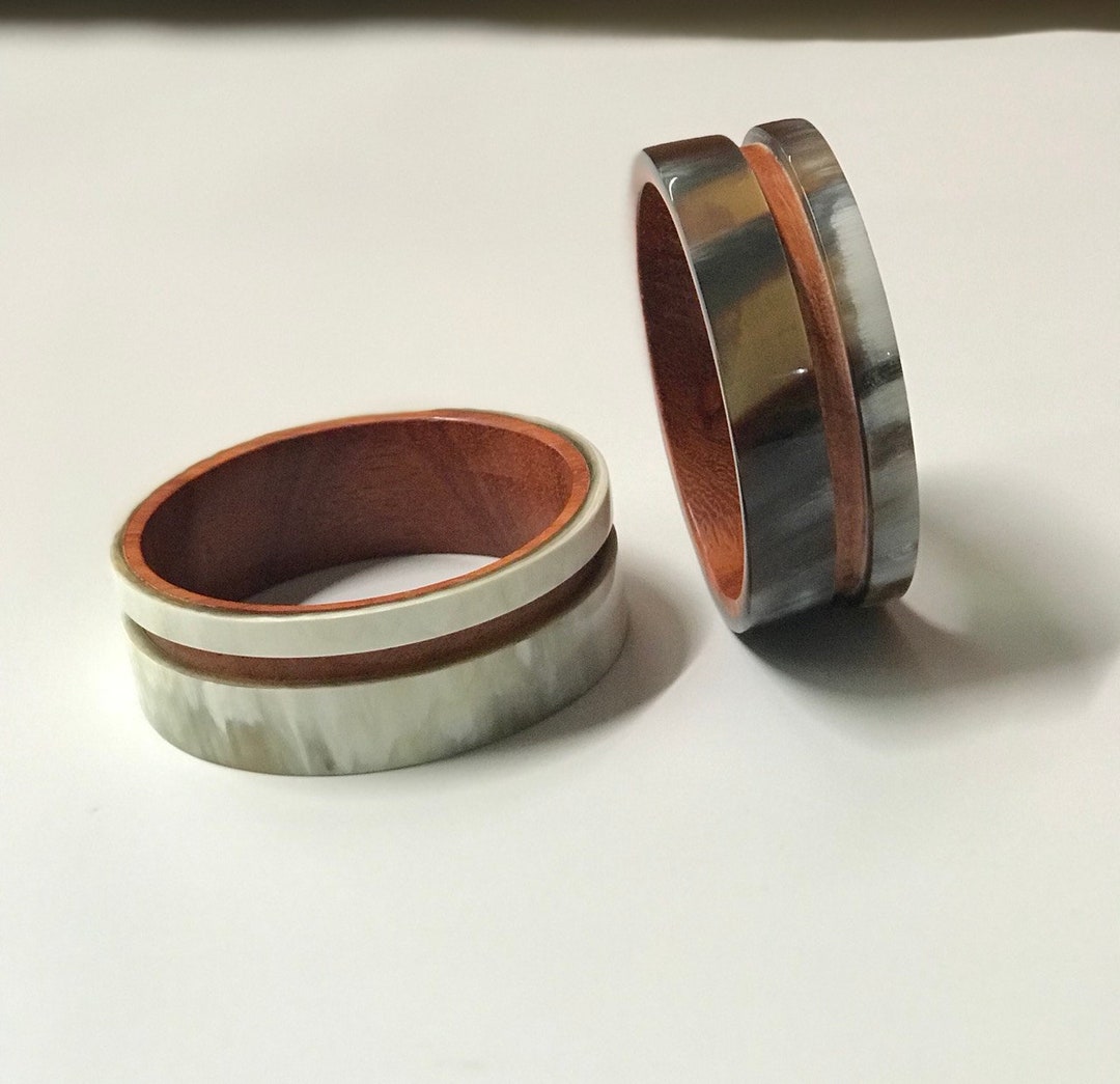 Wodden Bangle , Buffalo Horn Bracelet, Wooden Bangle, Ethnic Bracelet ...