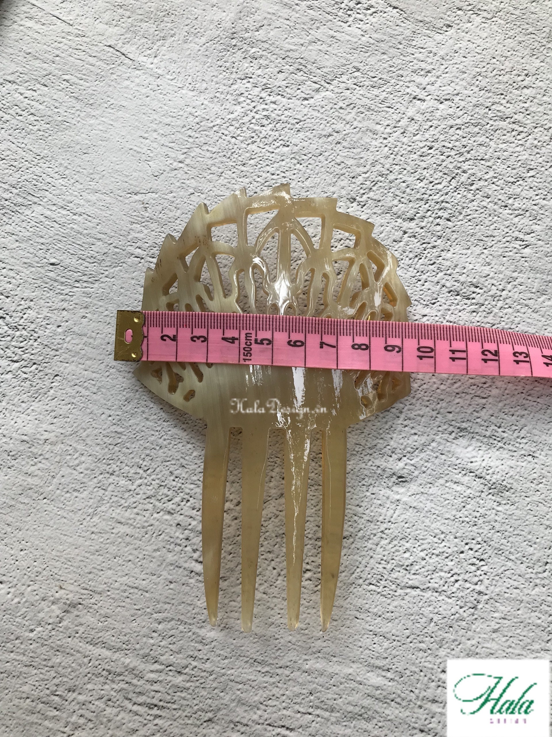 Art Nouveau Fan Hair Comb 4 Prong Hair Comb Lacey Design | Etsy