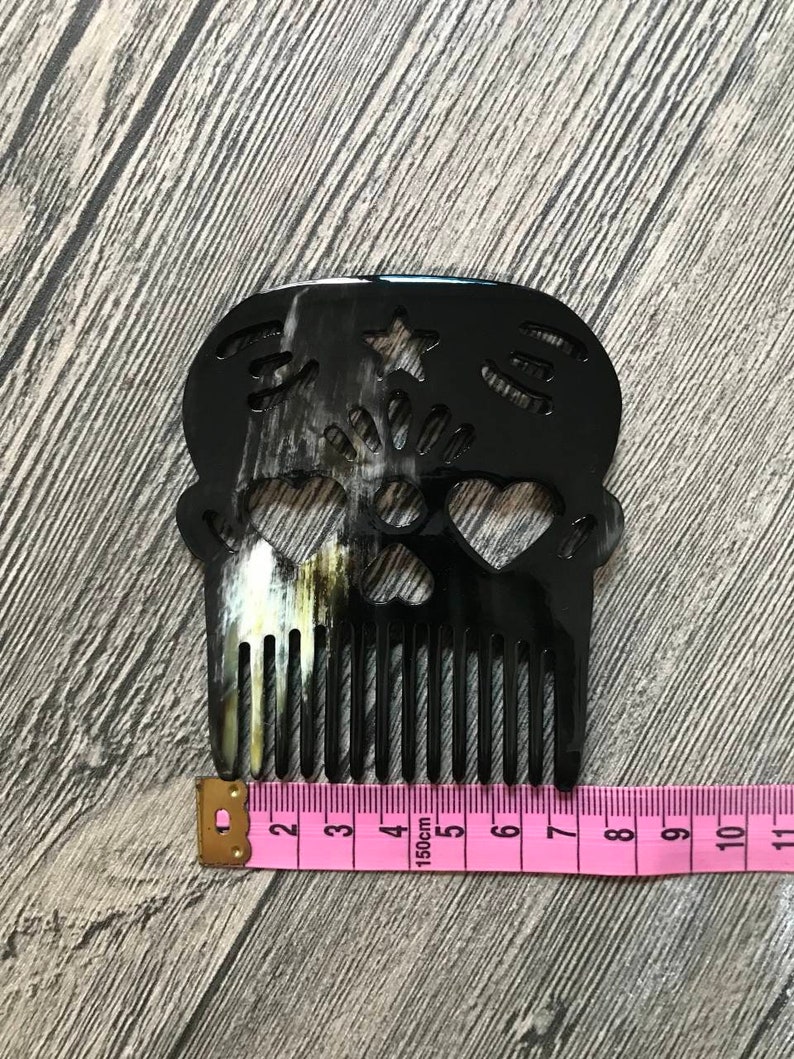 Personalized Horn Skull Comb, Beard Shape Comb, Pocket Comb, Beard Comb ...