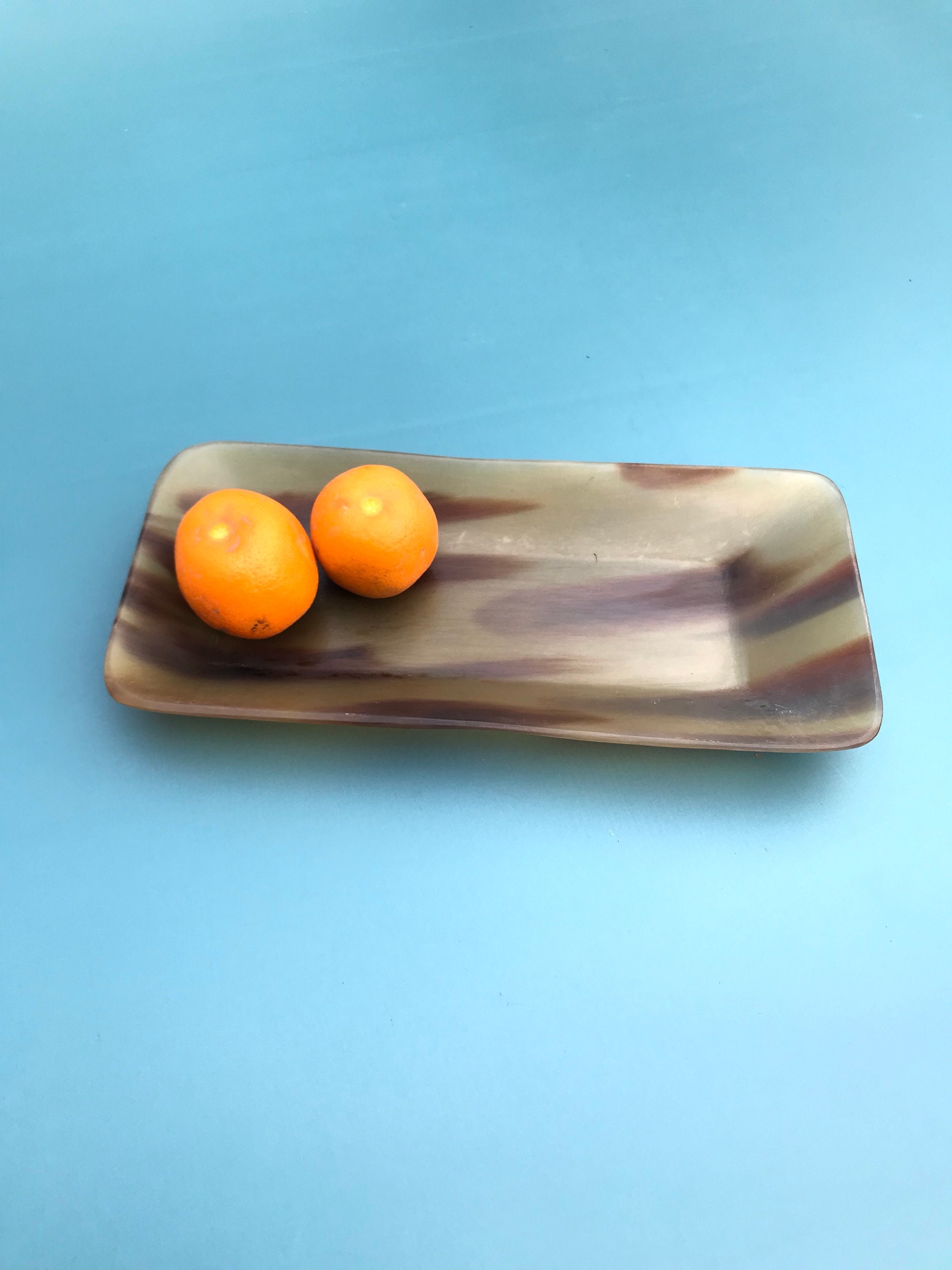 Rectangular Buffalo Horn Tray, Coffee Table Tray, Taper Candle Holder ...