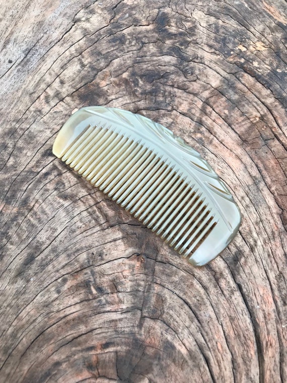 Buffalo Horn U Shaped Combpocket Fit Comb Hair Brushhair - Etsy