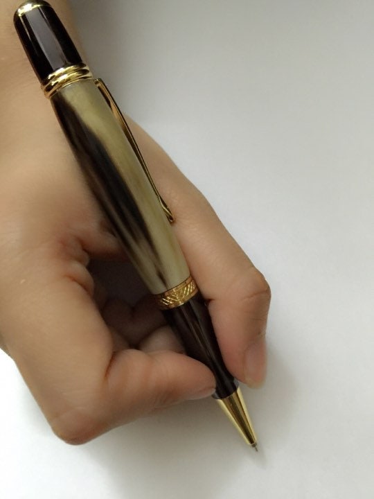 Handcrafted Natural Buffalo Horn Rollerball Pen Horn Pen - Etsy