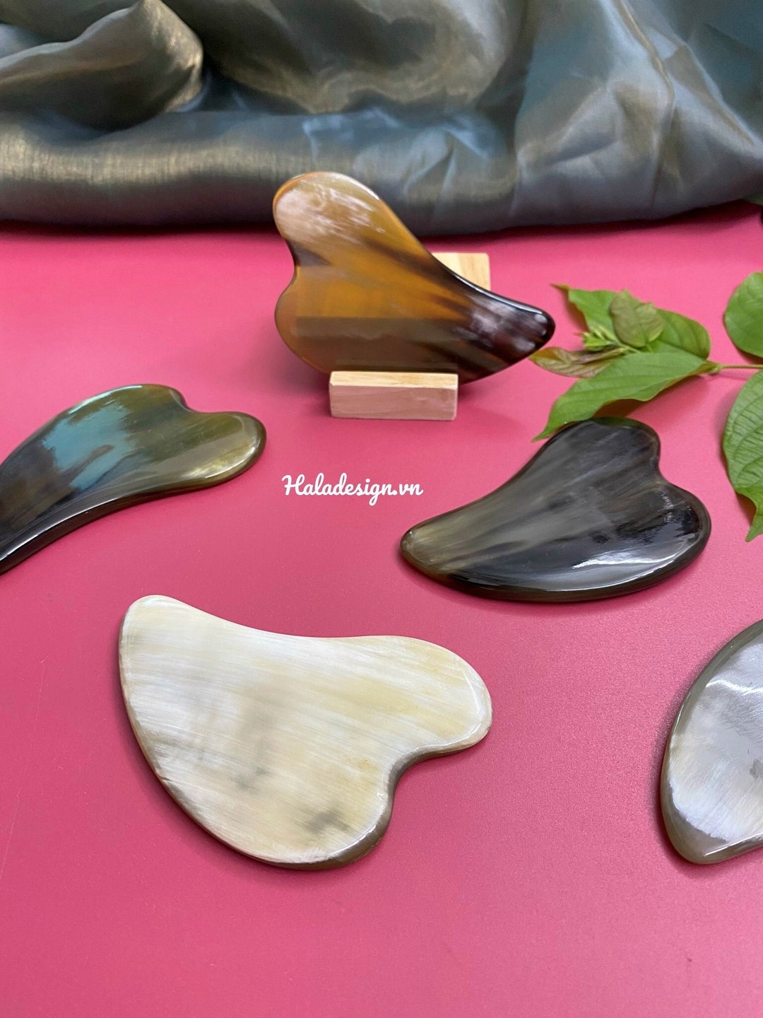 Personalized Buffalo Horn Gua Sha Facial Sculpting Tool - Natural ...