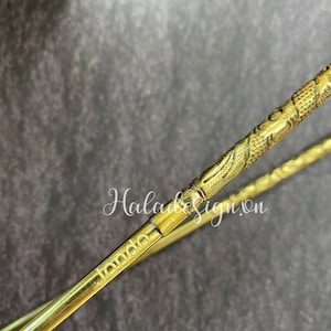 Traditional Handmade Hollow Brass Chopstick, Copper Chopstick,handmade ...