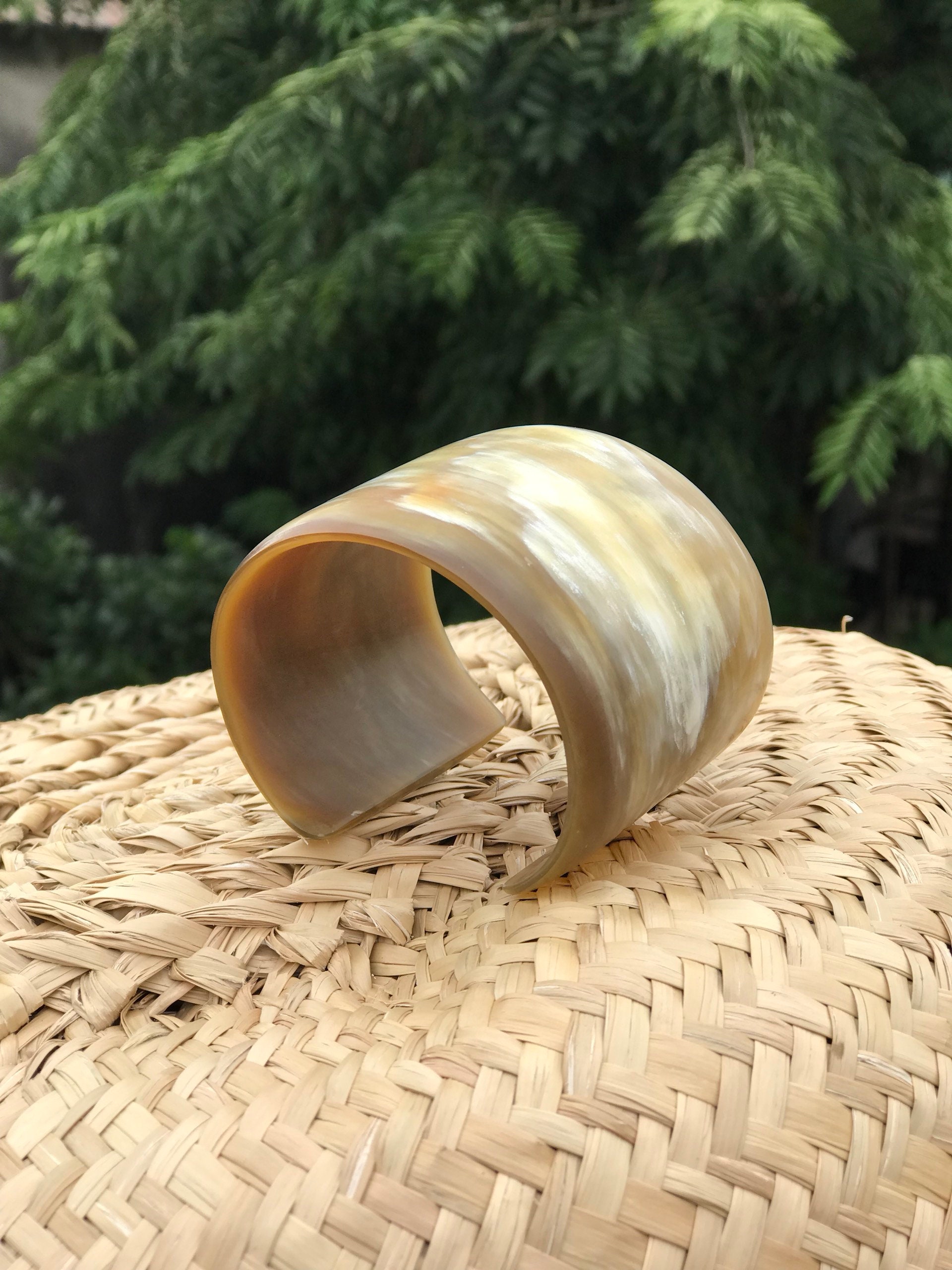 Buffalo Horn Cuff Bangle Bracelet Buffalo Horn Cuff Wide - Etsy
