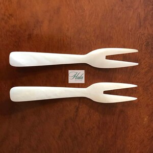 Seashell 2-prong Fork , Deli Fork , Fruits Picks, Tableware Appetizers ...