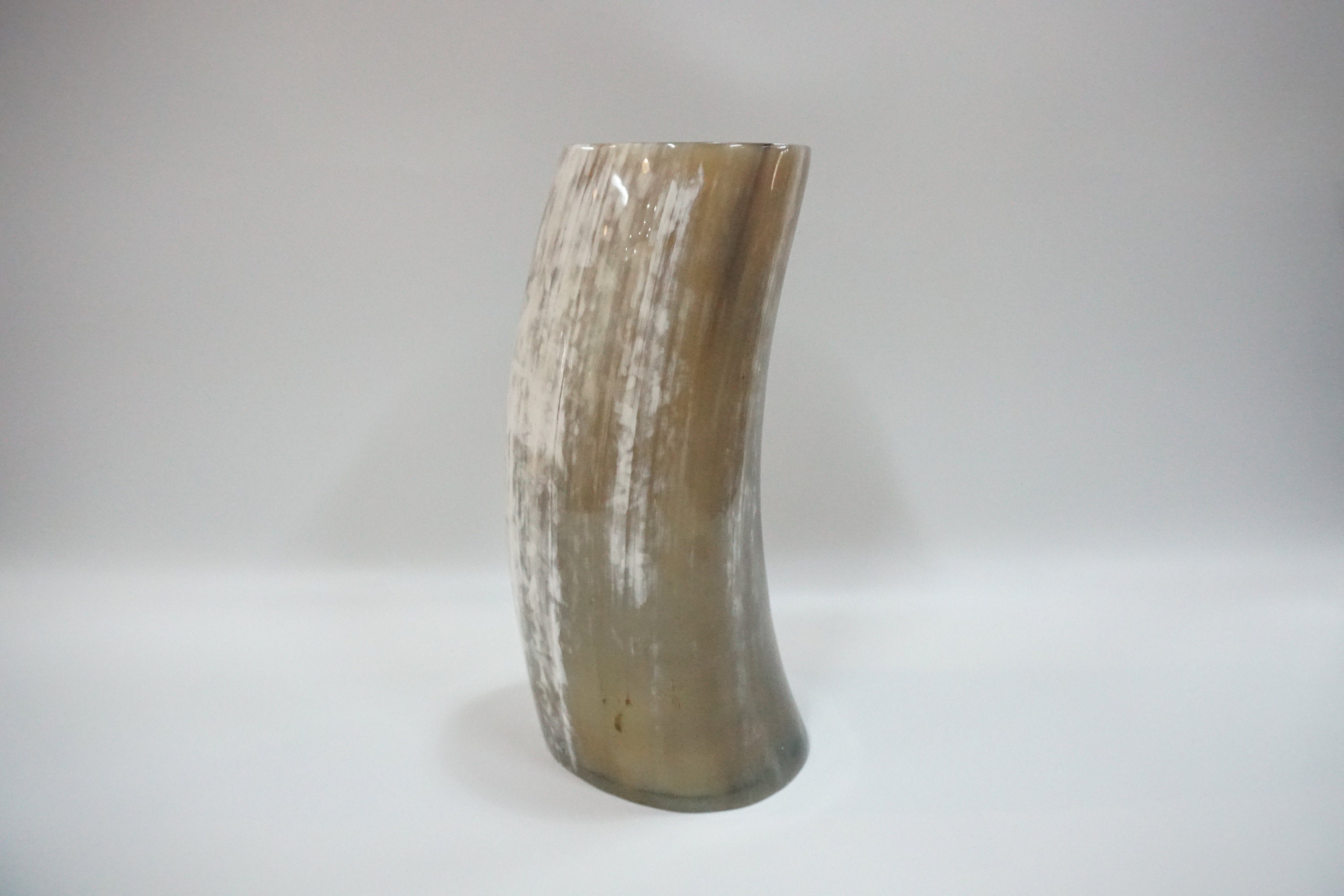 Long Natural Buffalo Horn Vase flower Vase Horn Vase - Etsy
