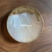 Mother of Pearl Round Caviar Plate With Beluga Sturgeon Silver Trim ...