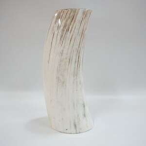 Long Natural Buffalo Horn Vase ,flower Vase, Horn Vase , Minimalist ...