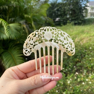 Art Nouveau Fan Hair Comb, Gibson Hair Comb, Hair Ornament , Style Hair ...