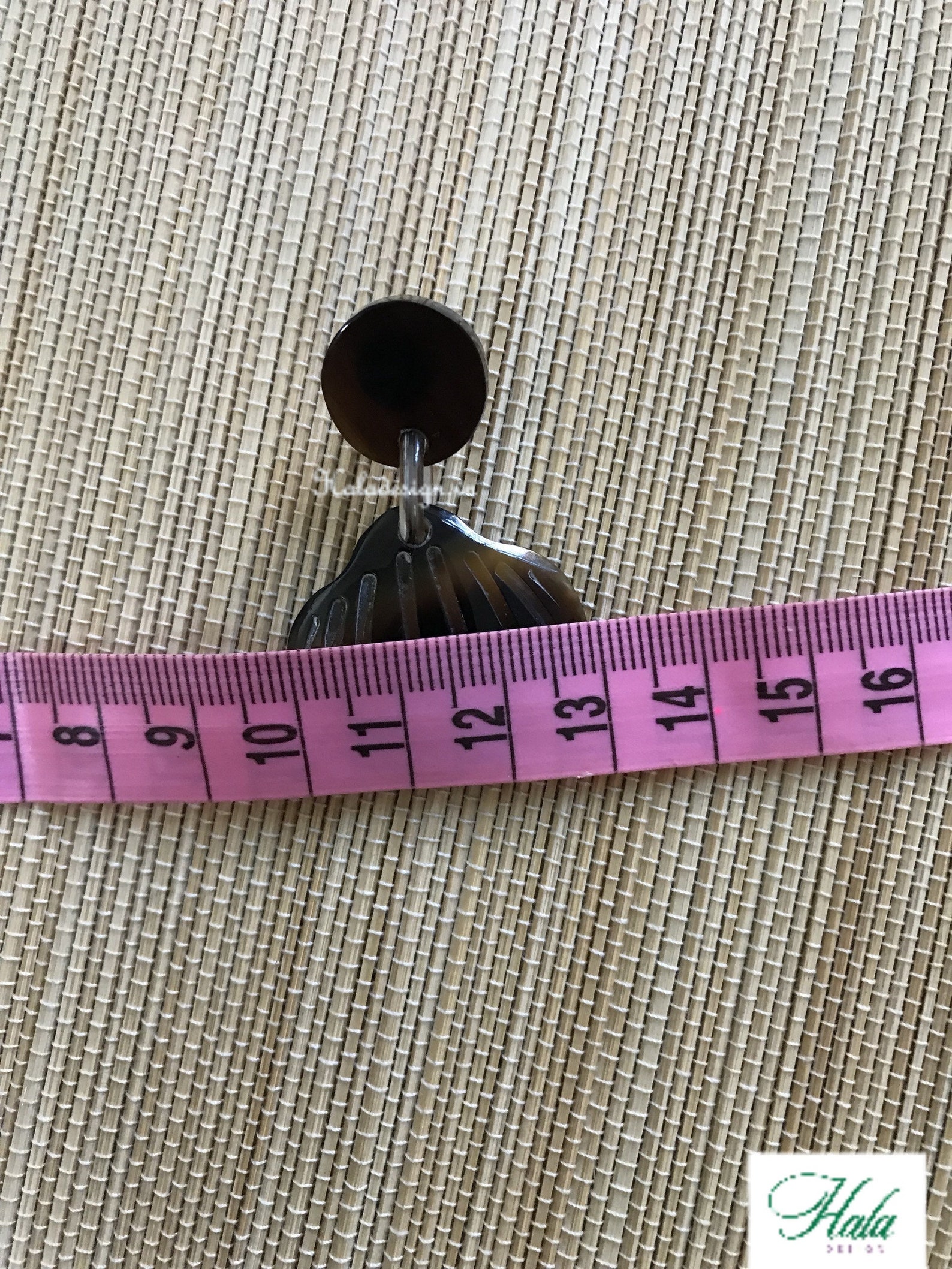 Buffalo Horn Clam Shell Earrings Buffalo Horn Jewelry | Etsy