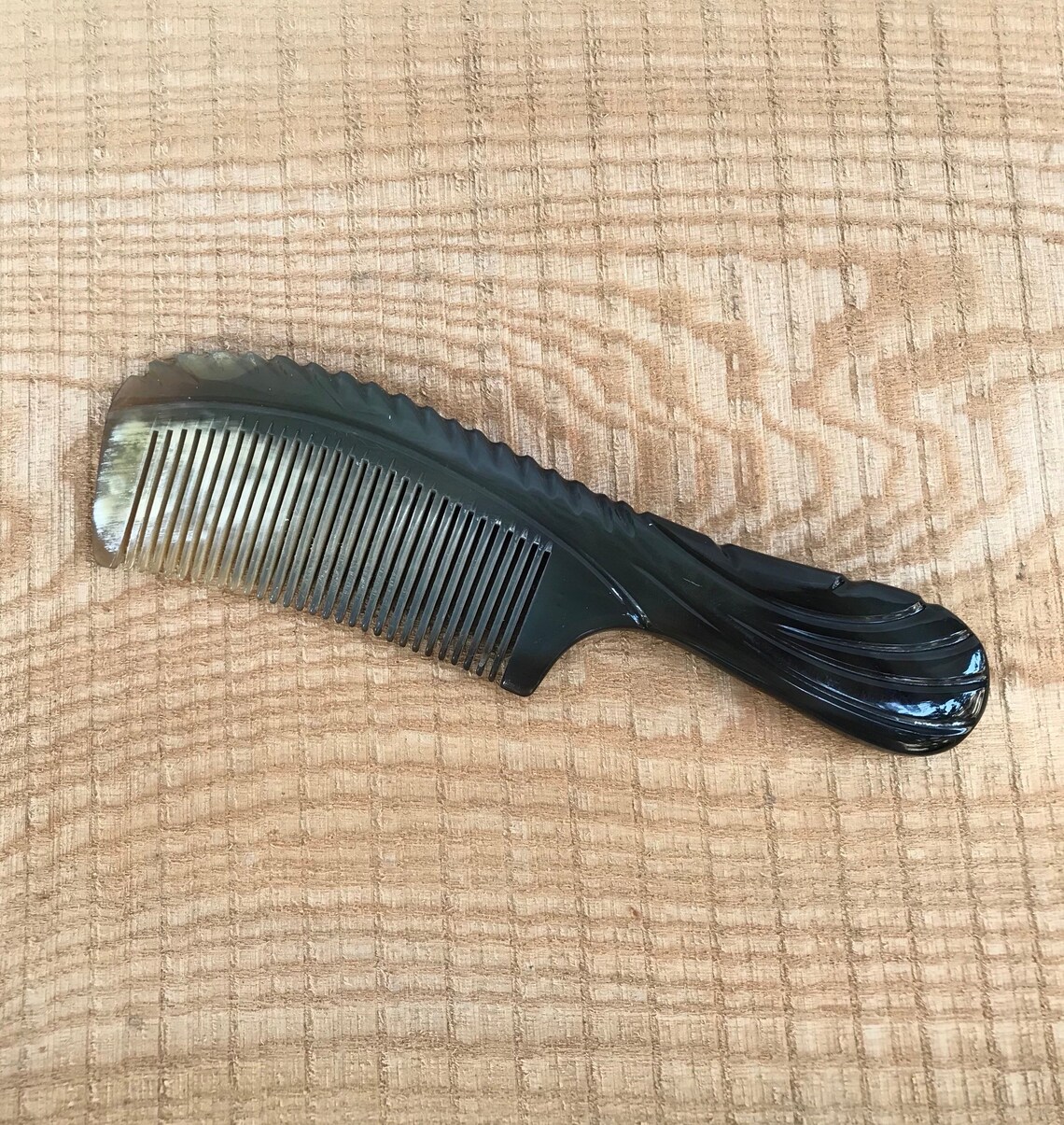 Buffalo Horn Comb Hair Brushhair Accessoryhorn Beard Comb | Etsy