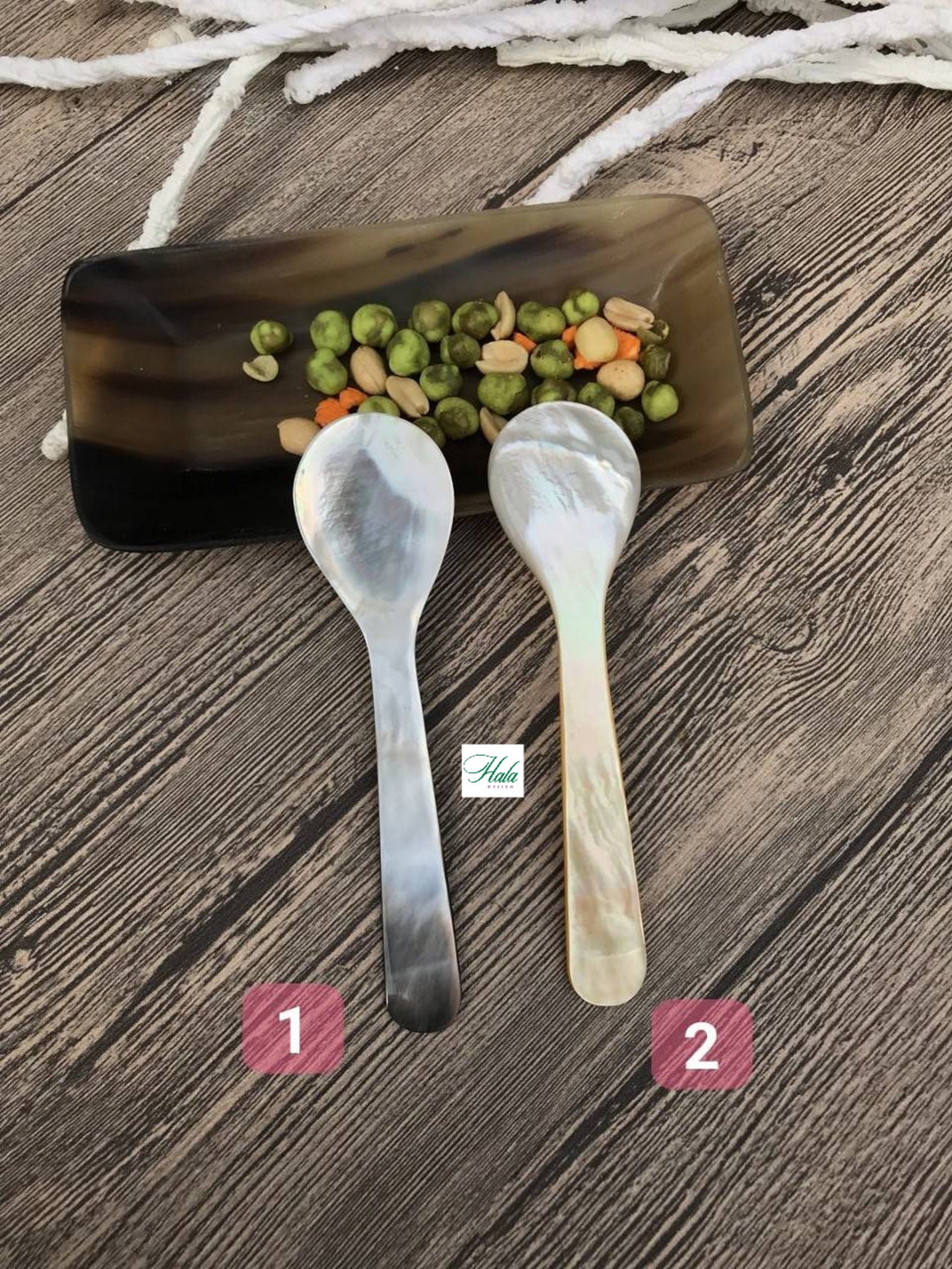 Custom Oyster Caviar Spoon, Golden Oyster Caviar Spoon , Black Oyster ...