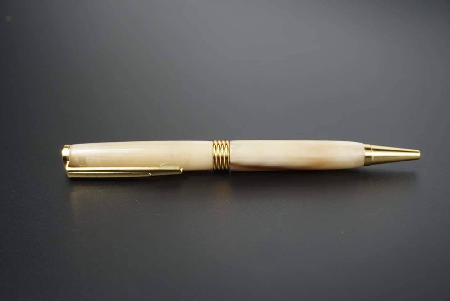 Personalized Buffalo Horn Pen With 24k Gold Plated gift Box - Etsy