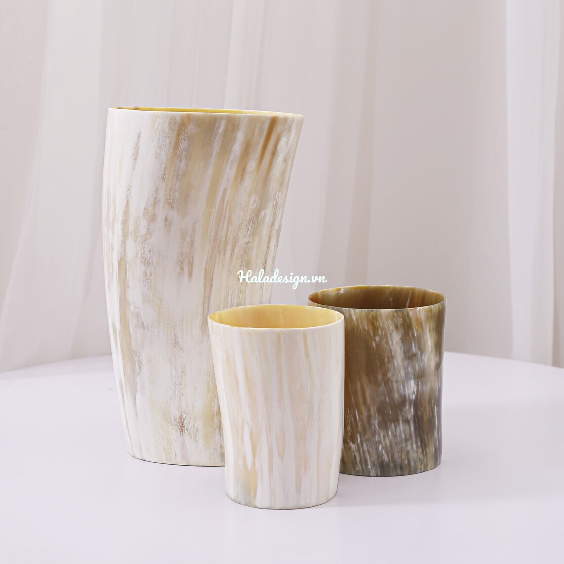Genuine Buffalo Horn Flower Vase, Horn Decor, Home Decor , Horn Vase ...