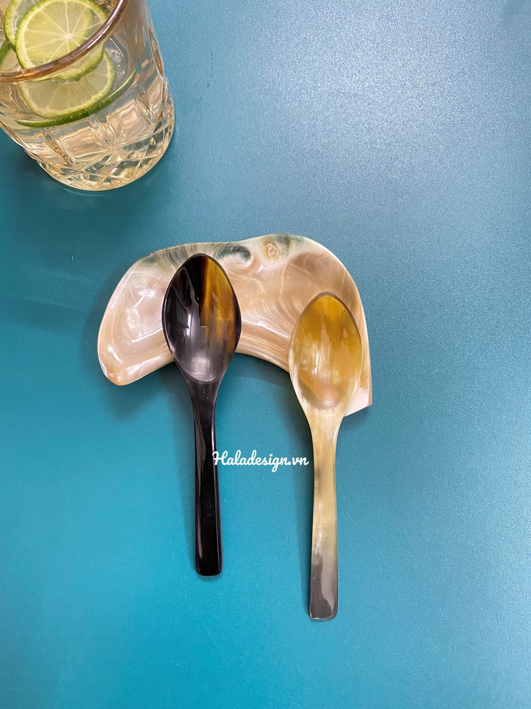 Personalized Horn Spoon, Custom Spoon, Buffalo Horn Scoop,horn Cutlery ...