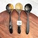 Custom Horn Spoon, Personalised Spoon , Buffalo Horn Scoop,horn Cutlery ...