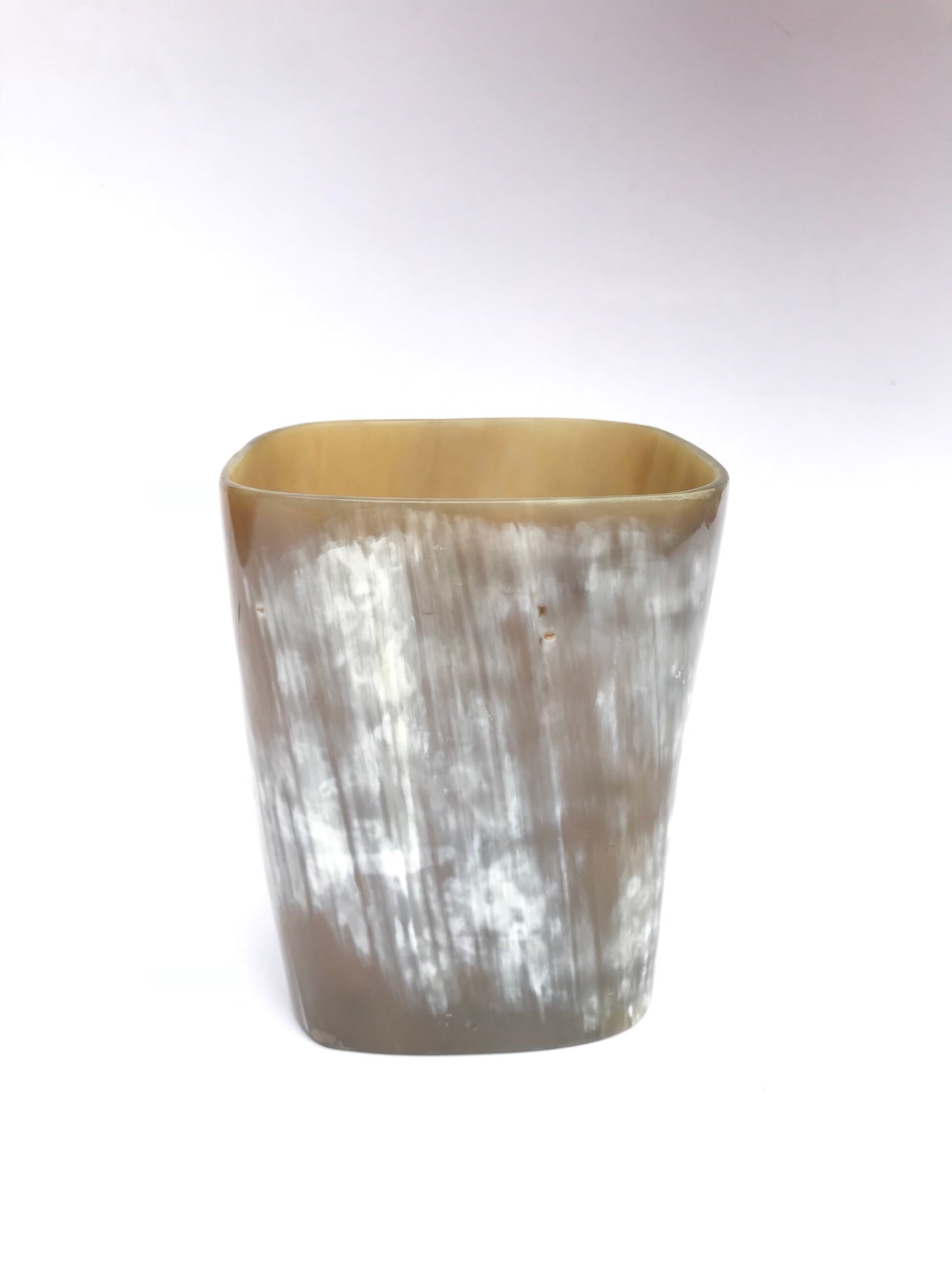 Natural Buffalo Square Horn Vase, Horn Pot, Flower Vase , Flower Pot ...