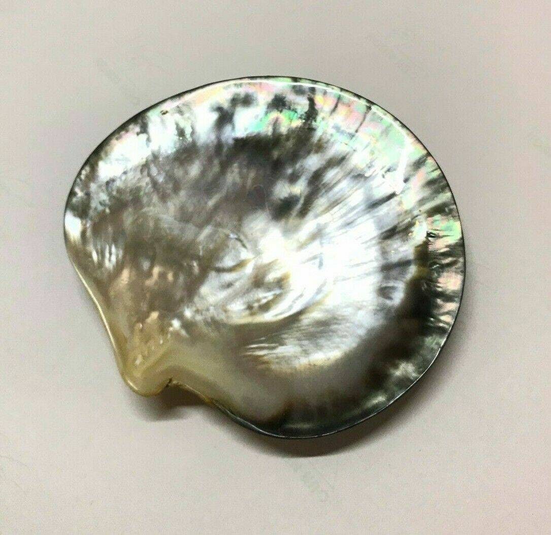 Black Mother of Pearl Sea Shell Dish Caviar Dish Soap Dish - Etsy