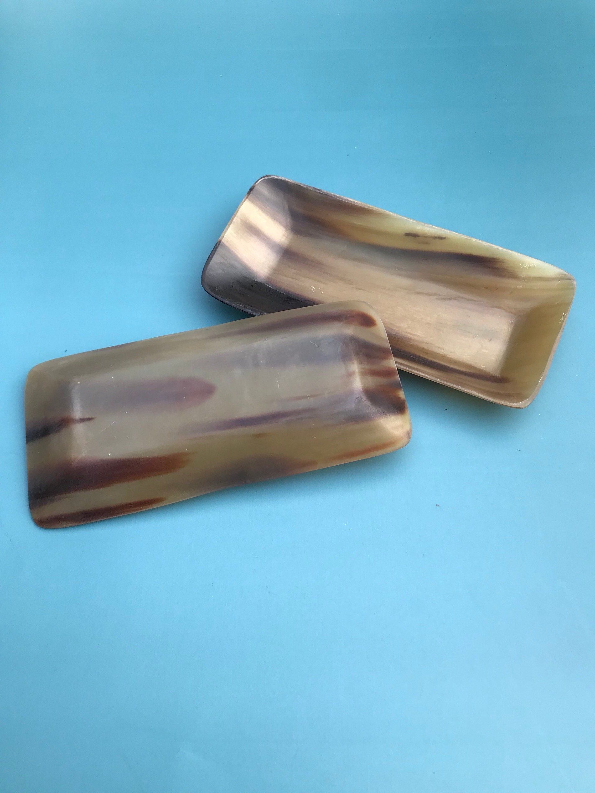 Rectangular Buffalo Horn Tray, Coffee Table Tray, Taper Candle Holder ...