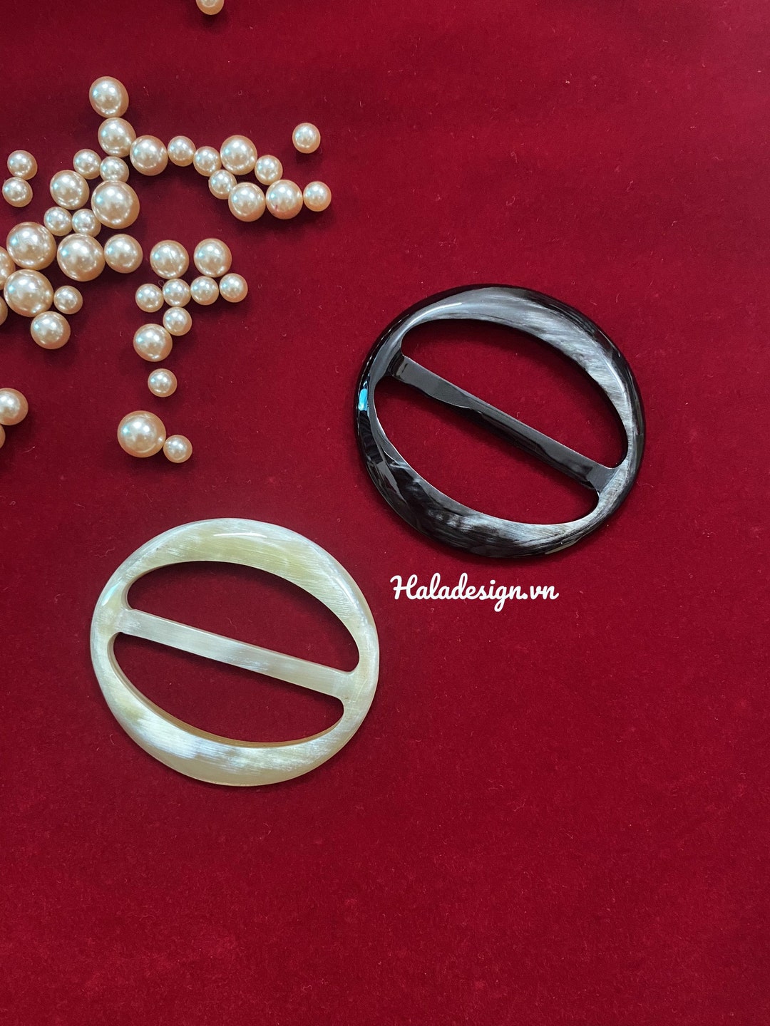 Round Scarf Ring for Silk Scarf , Buffalo Horn Scarf Ring, Horn Scarf ...