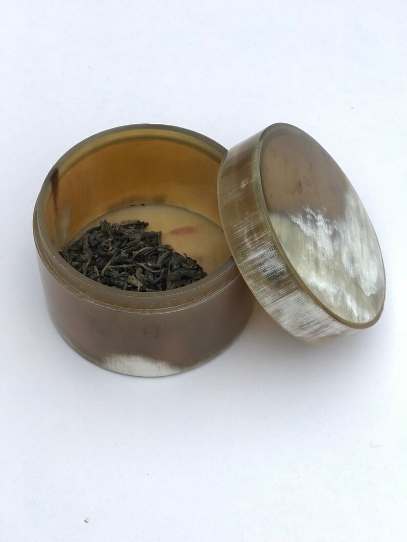 Small Buffalo Horn Canister, Coffee, Sugar, Spice, Cotton Canister Set ...