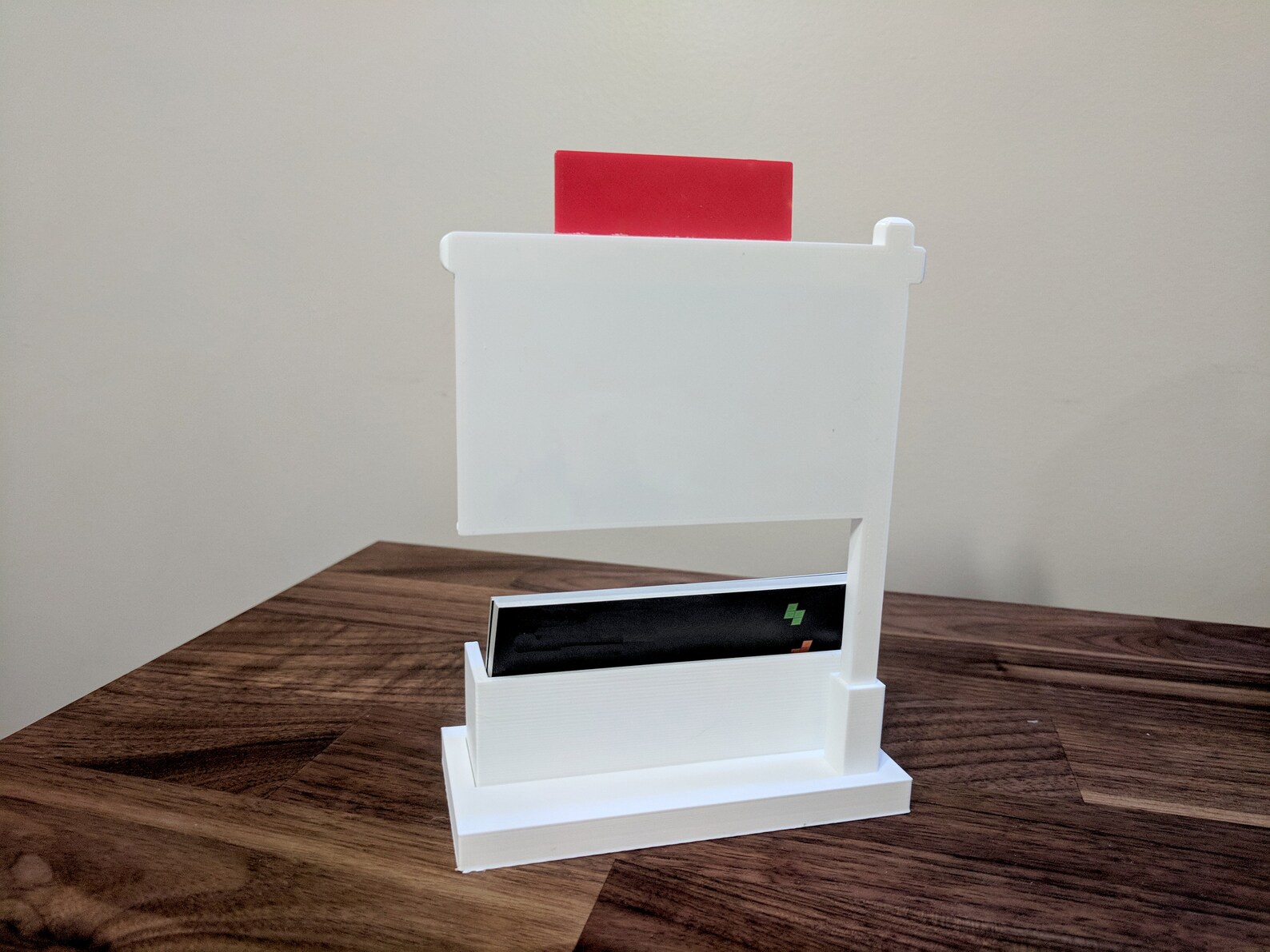 White Real Estate Business Card Display - Business Card Holder ...